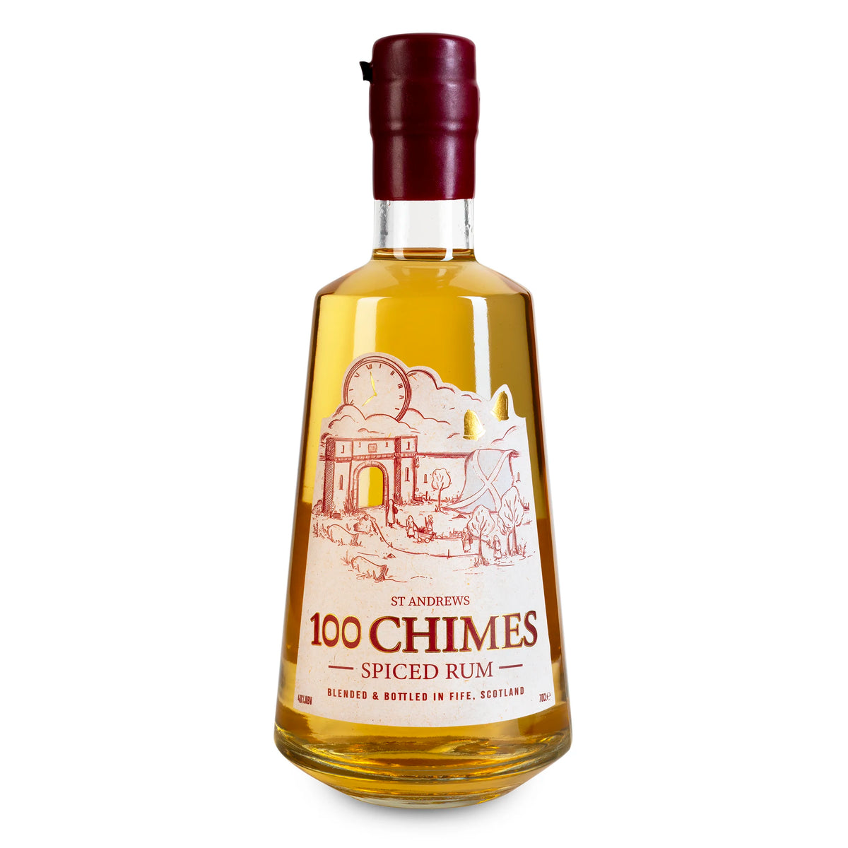 100 Chimes Spiced Rum | Premium Scottish Craft Rum from Tayport Distillery